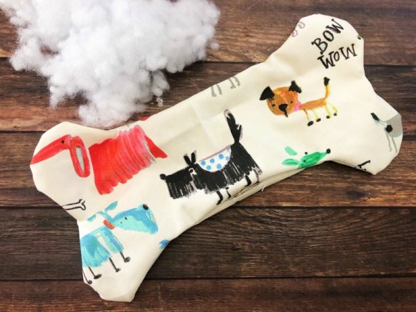 DIY Soft Dog Bone Toy - Busy Being Jennifer